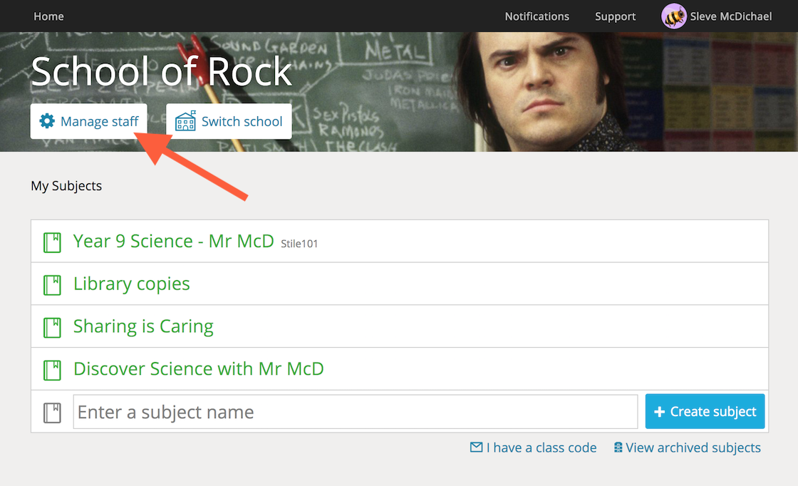 Manage staff and students as a Stile admin – Help Centre