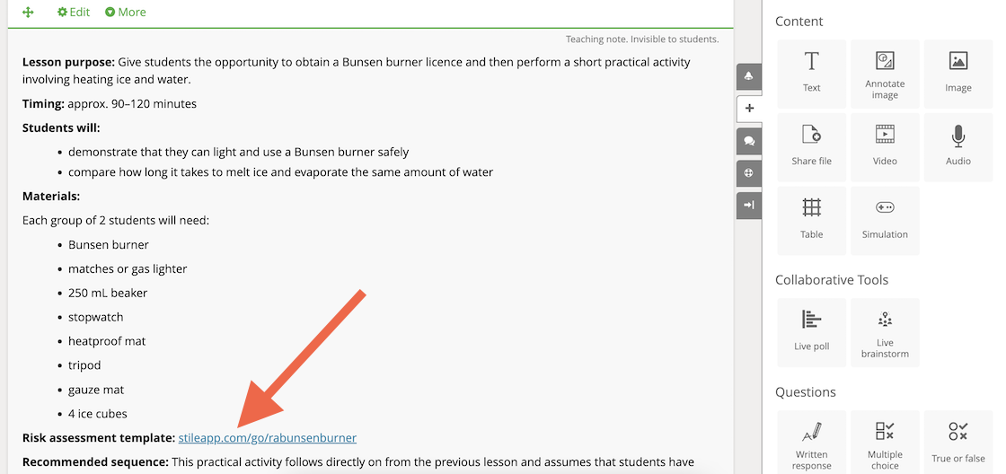 Access RiskAssess Templates for Stile activities – Help Centre